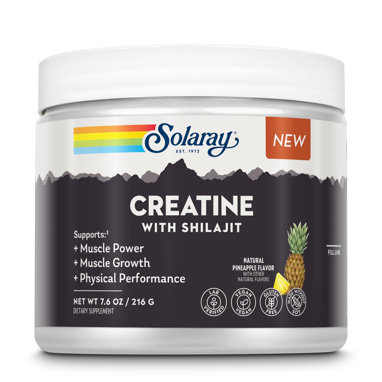 SOLARAY creatine monohydrate supplement