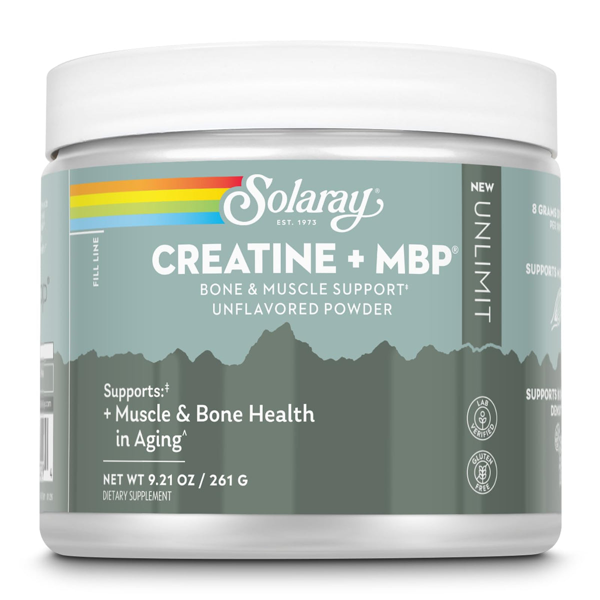 SOLARAY Creatine Plus MBP powder supplement