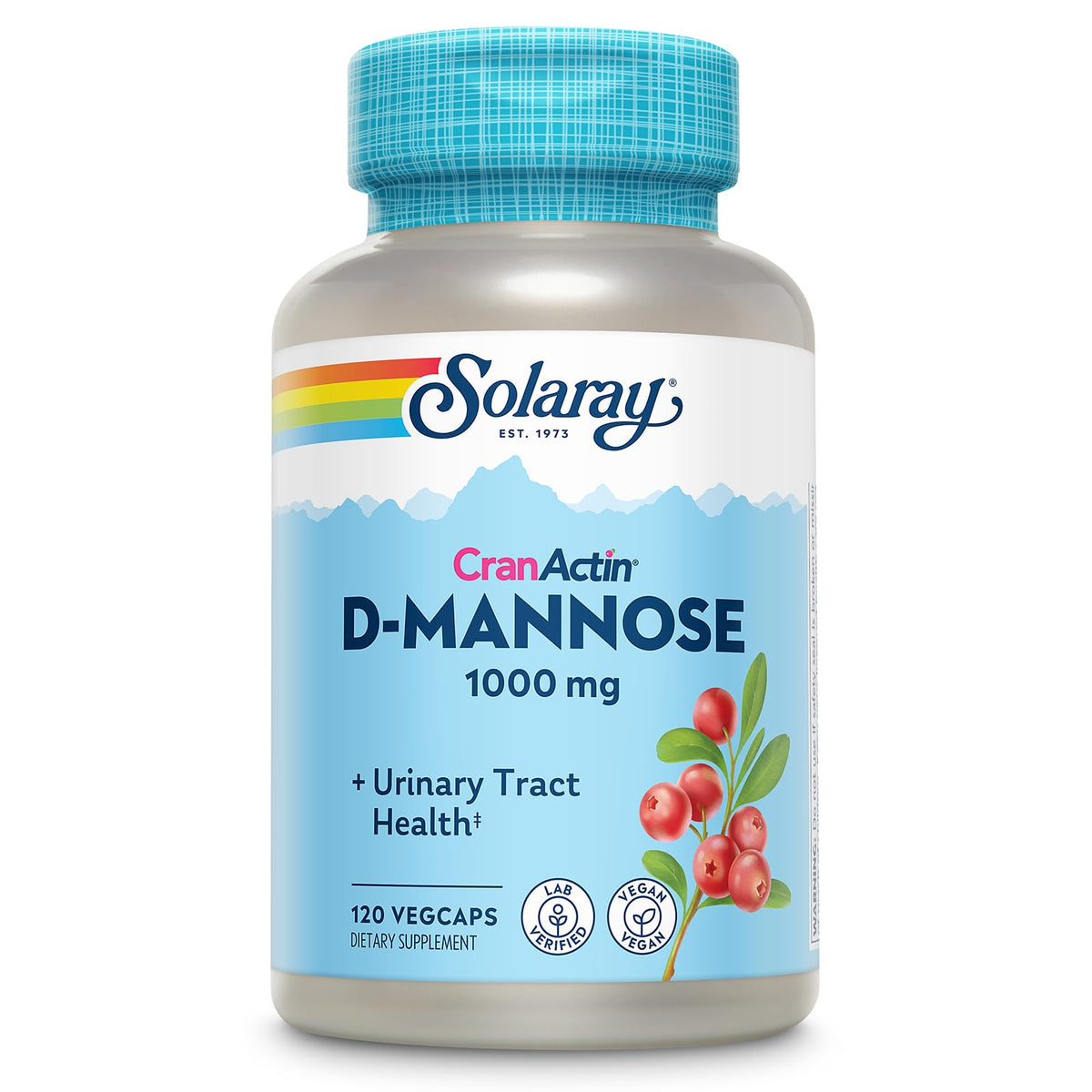 Solaray D-Mannose cranberry capsules