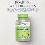Solaray dandelion root health benefits