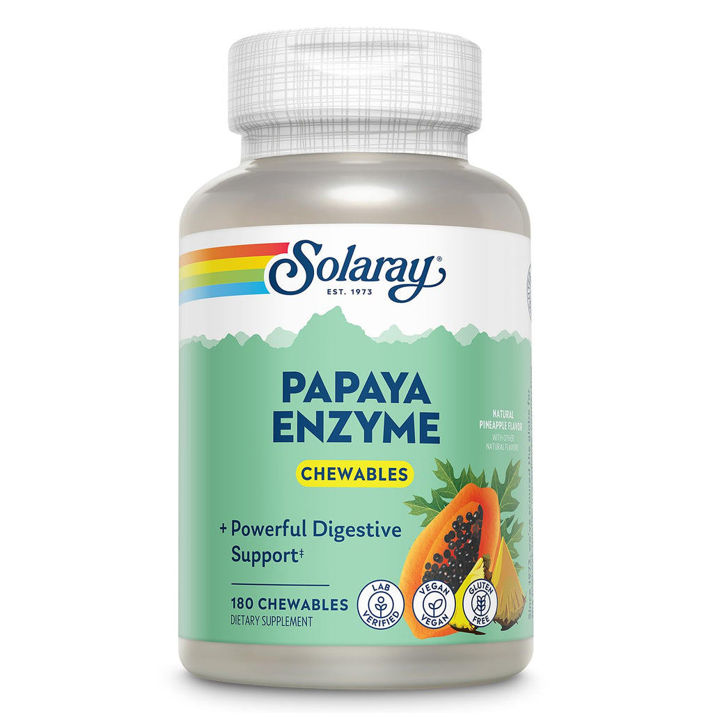 SOLARAY digestive enzymes chewable tablets