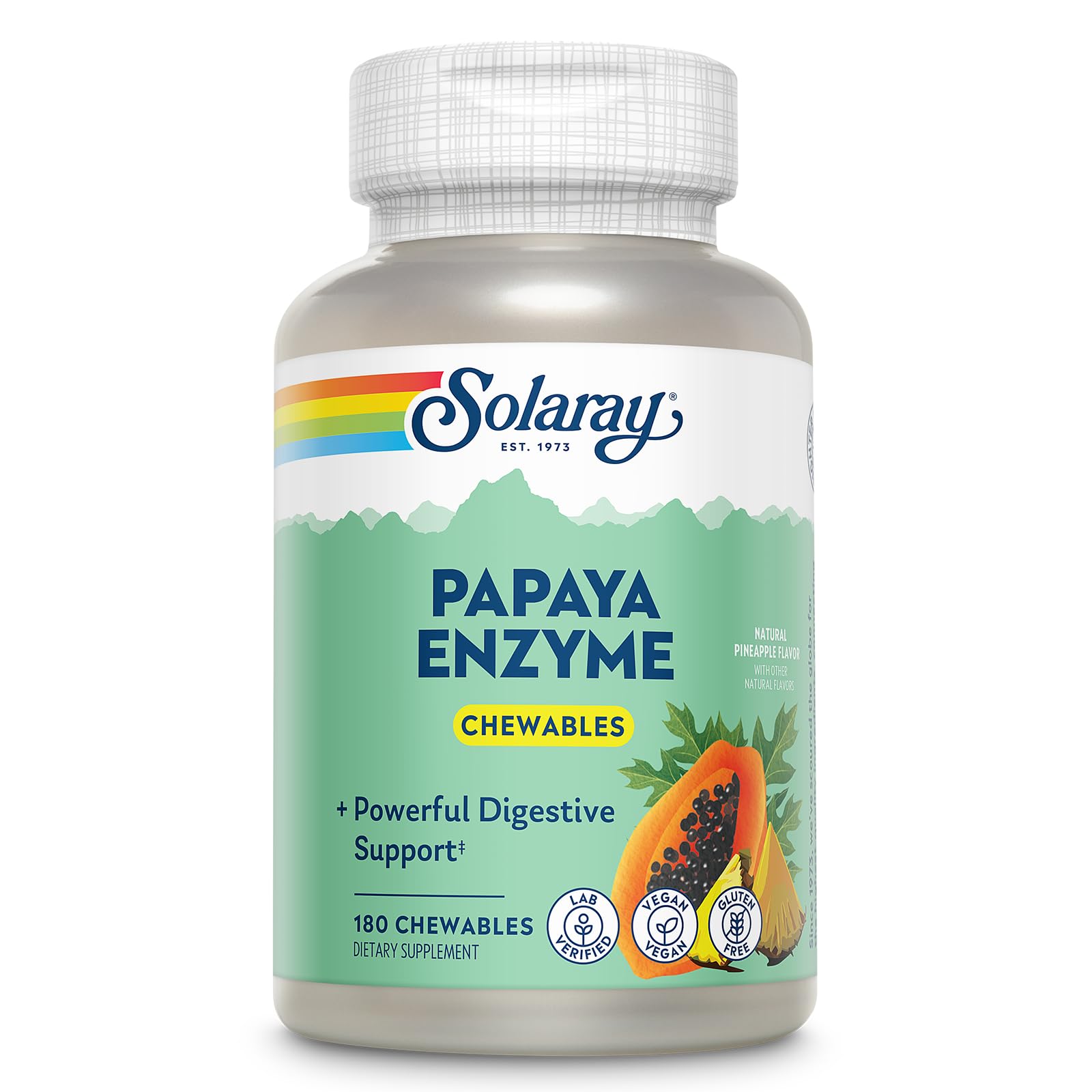 SOLARAY digestive enzymes chewable tablets