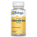 Solaray Dry D-2 1000 IU capsules for bone health