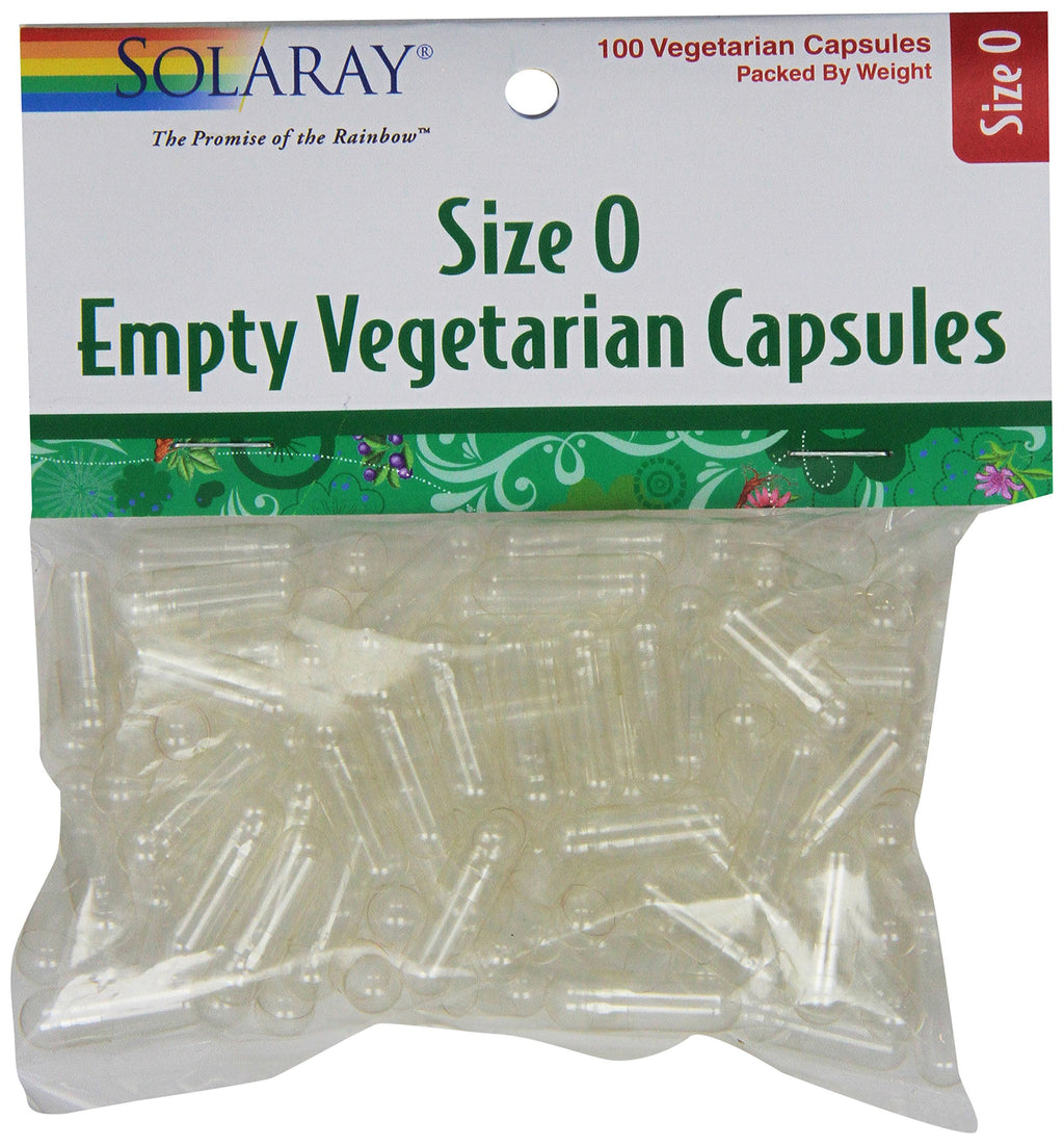 SOLARAY empty vegetarian capsules for supplements