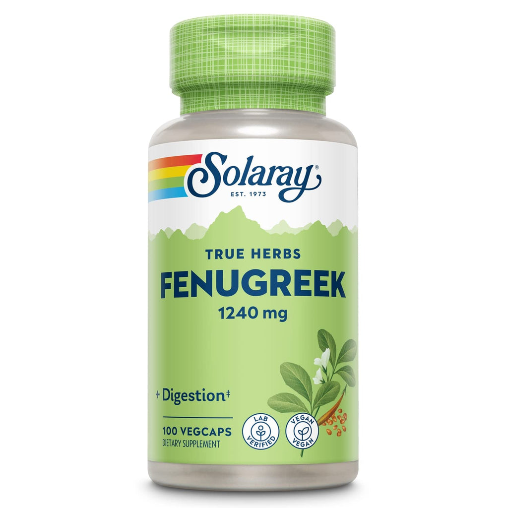 Solaray Fenugreek Seed vegan capsules