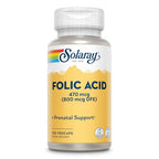 SOLARAY folic acid 800 mcg capsules