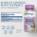 SOLARAY ginseng for energy boost