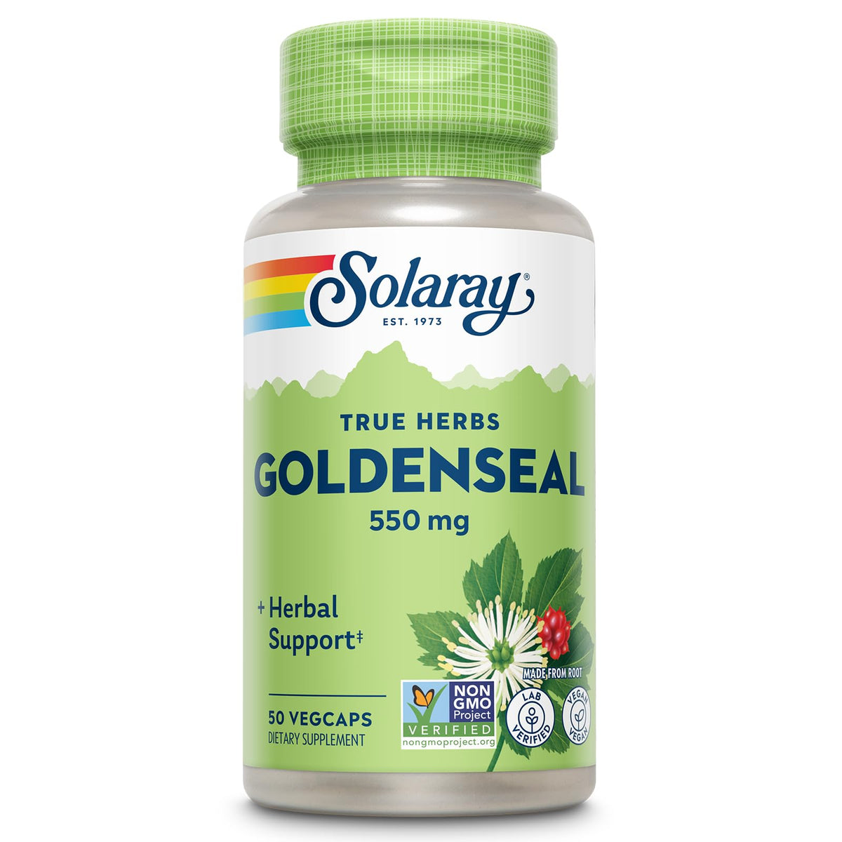 Solaray Goldenseal Root 500 mg capsules