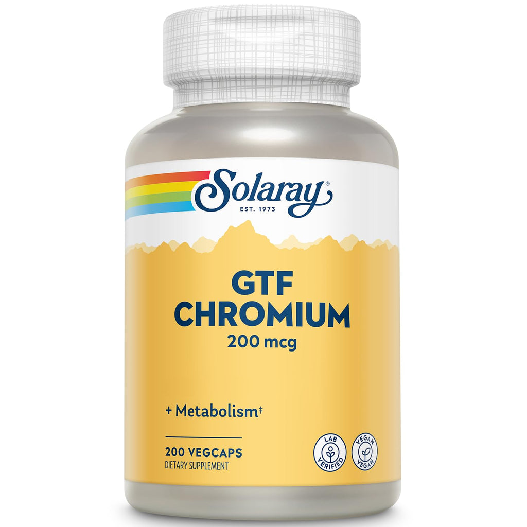 Solaray GTF chromium capsules for energy