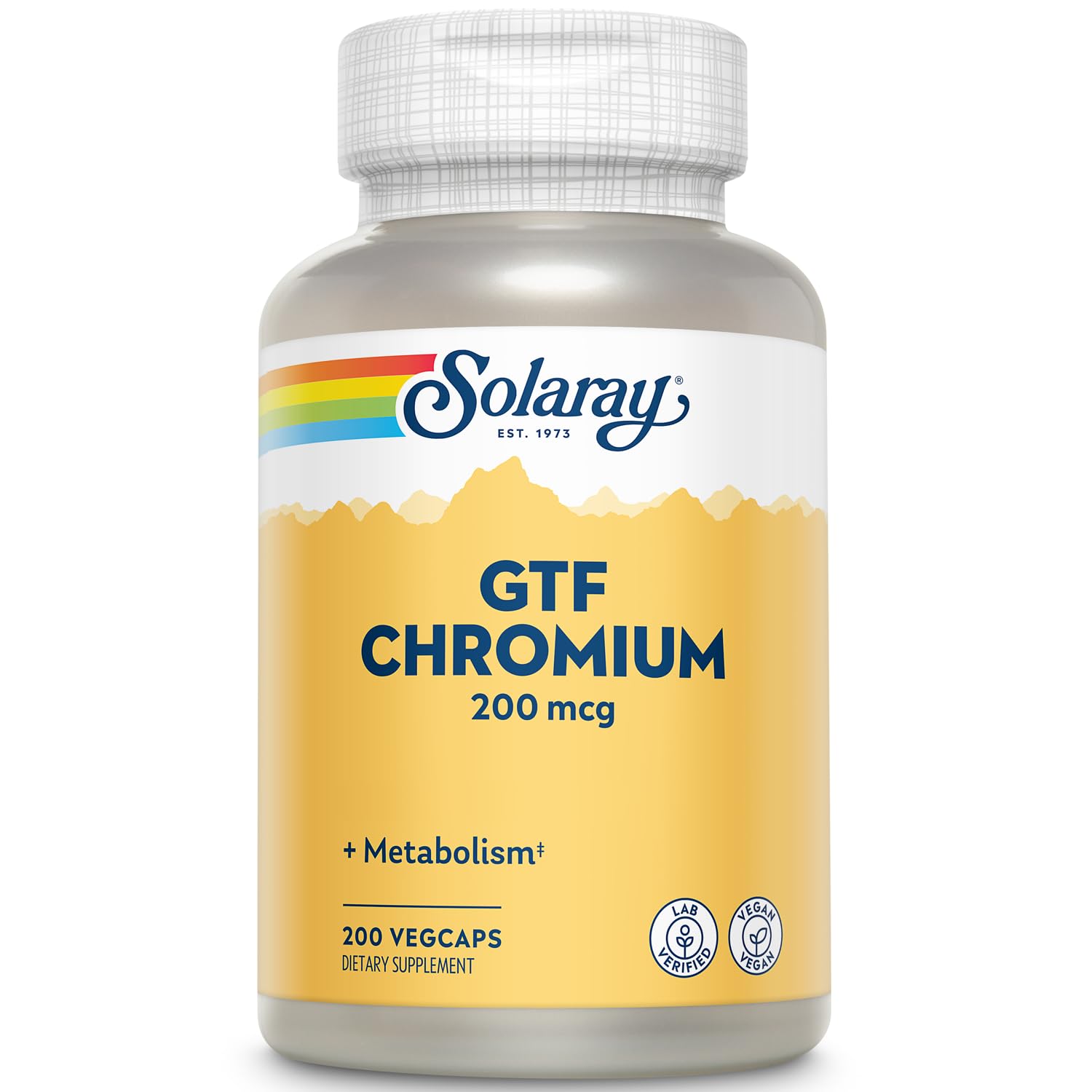 Solaray GTF chromium capsules for energy