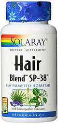 Solaray Hair Blend vitamin capsules for hair health