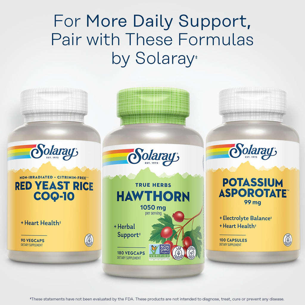 SOLARAY hawthorn for healthy circulation