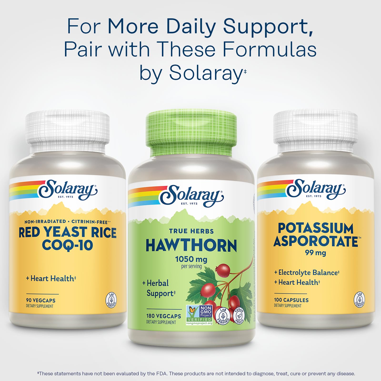 SOLARAY hawthorn for healthy circulation