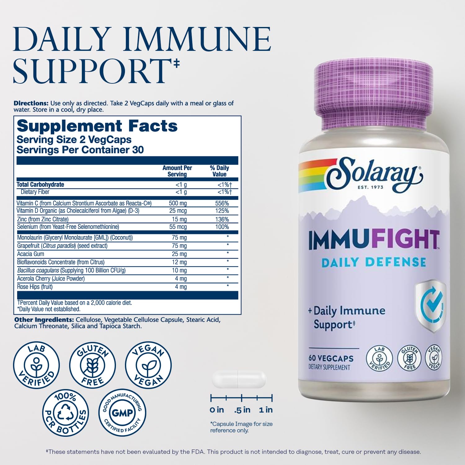 SOLARAY Immufight immunity support formula