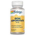 Solaray Iron Asporotate 18 mg capsules