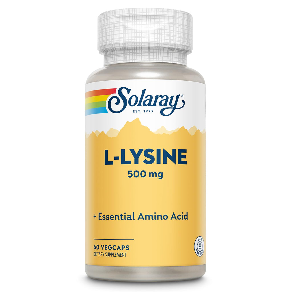 Solaray L-Lysine 500 mg capsules