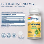 Solaray l-theanine 200 mg for stress relief