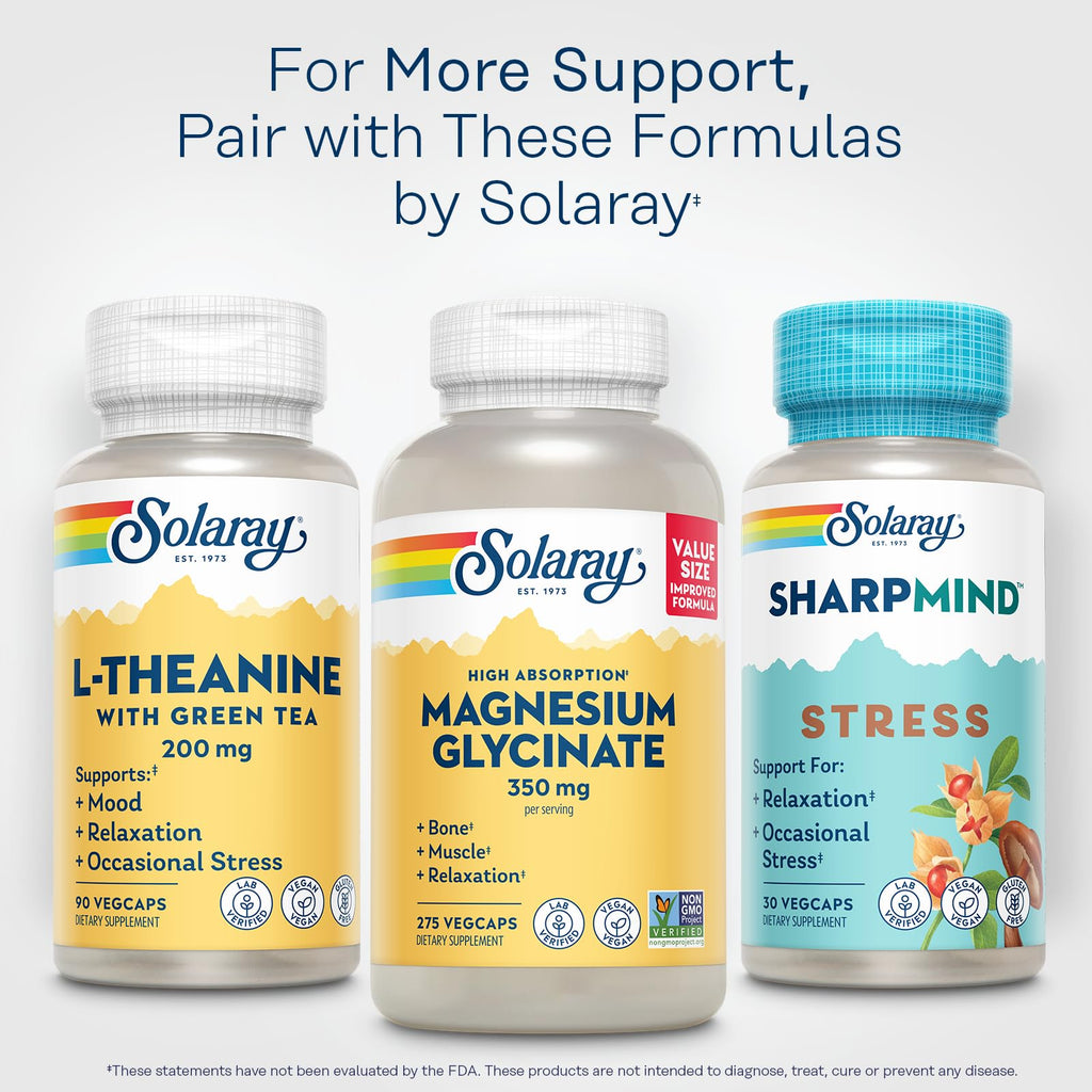 SOLARAY l-theanine for better sleep