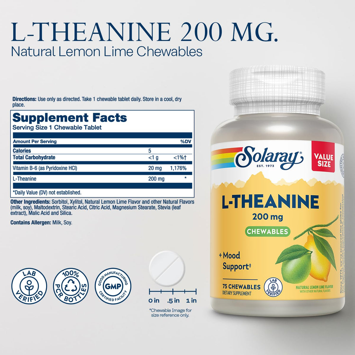 Solaray l-theanine for stress relief