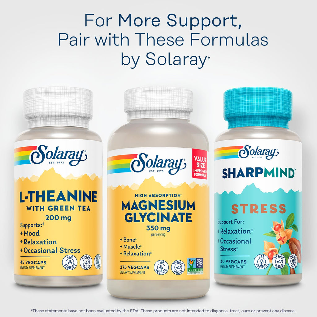 SOLARAY l-theanine mood support