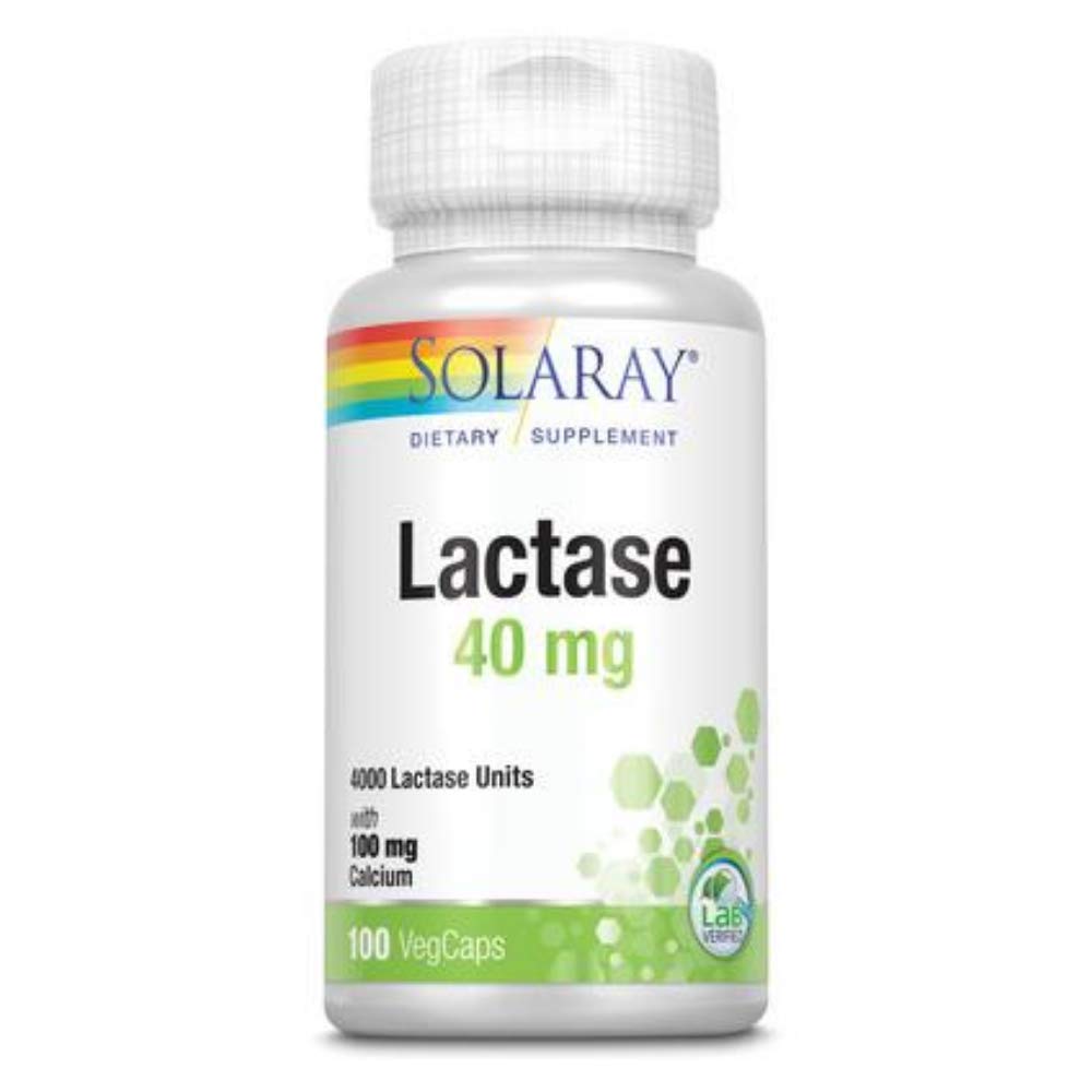 Solaray Lactase 40 mg multivitamin for seniors