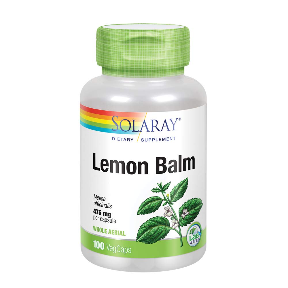 SOLARAY Lemon Balm for relaxation