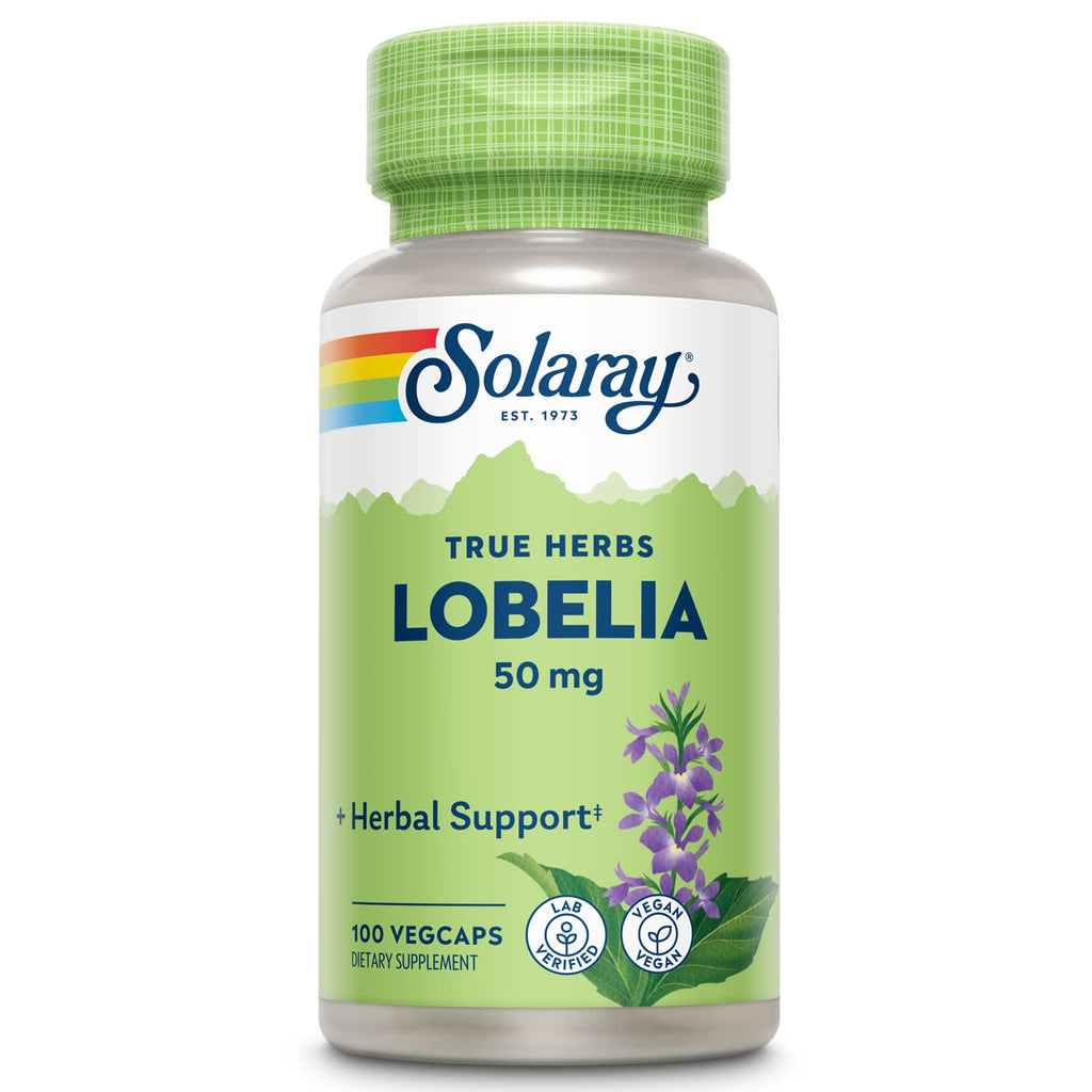 Solaray Lobelia Aerial 50 mg capsules