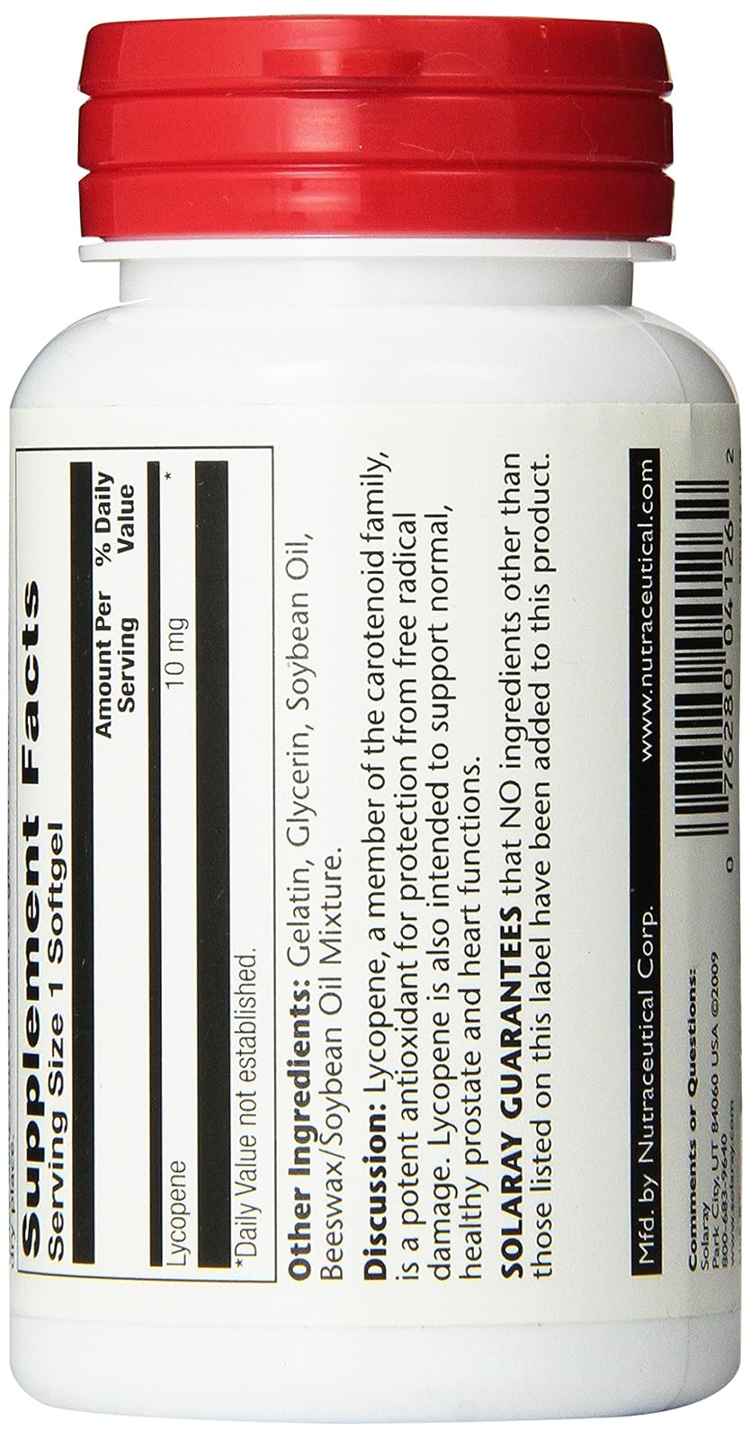 SOLARAY Lycopene softgels for health