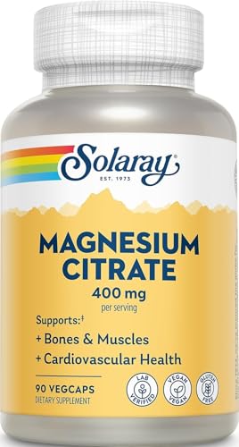 Solaray magnesium citrate for relaxation