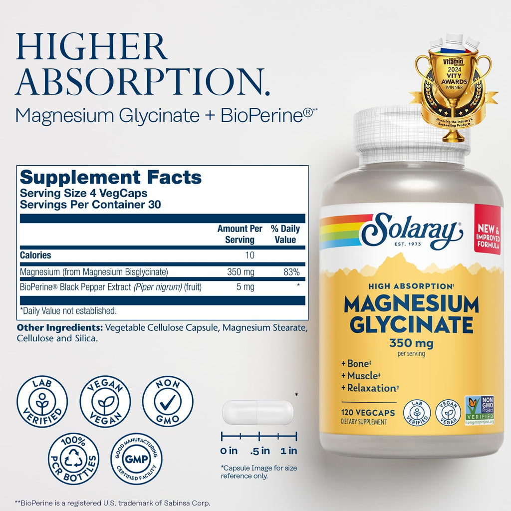 SOLARAY magnesium D3 K2 bundle