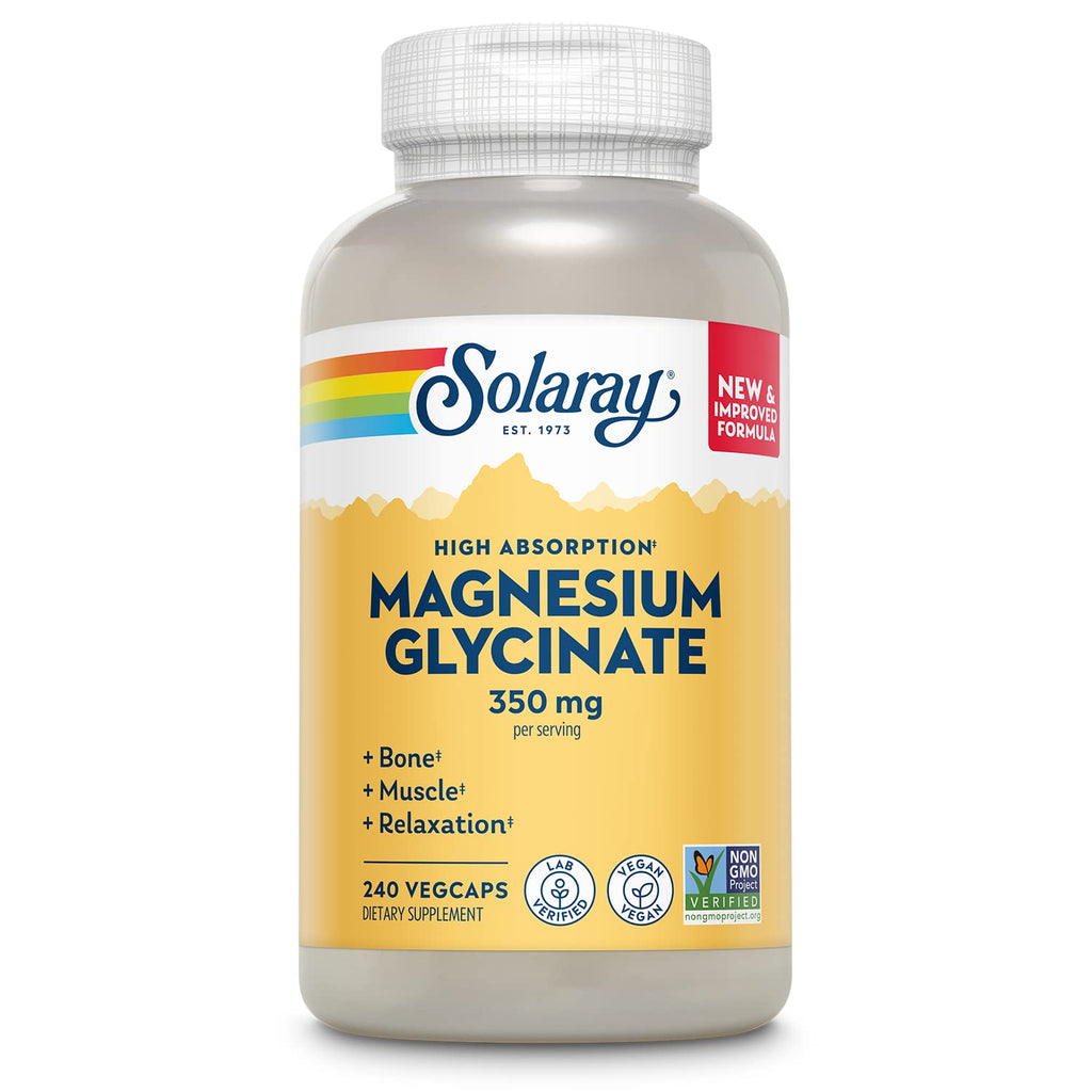 SOLARAY magnesium glycinate for relaxation