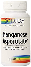 Solaray Manganese Asporotate health benefits