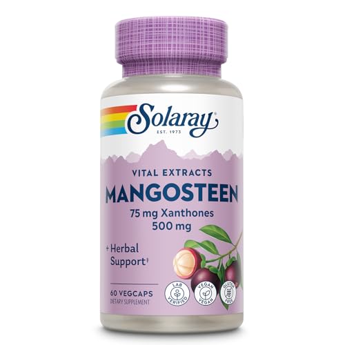 Solaray Mangosteen fruit extract benefits