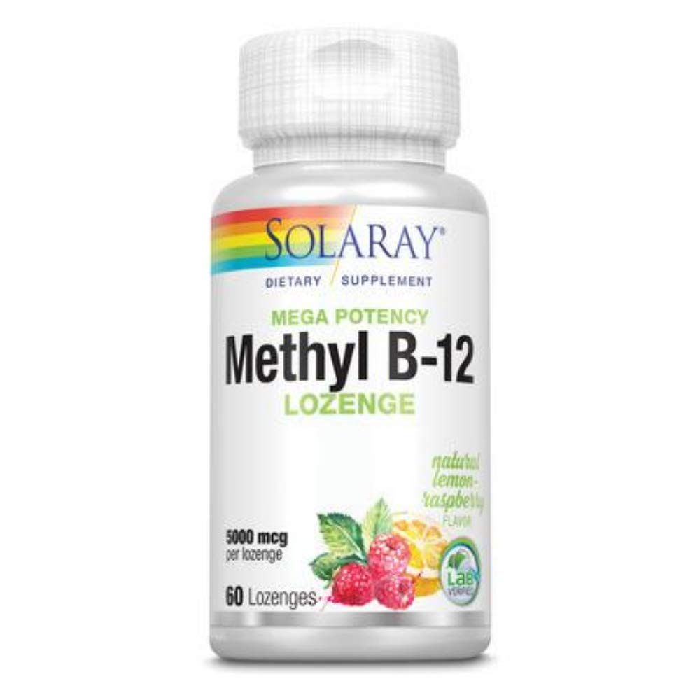 Solaray Methyl B12 high potency lozenges