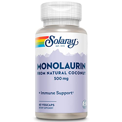 SOLARAY Monolaurin 500 mg capsules