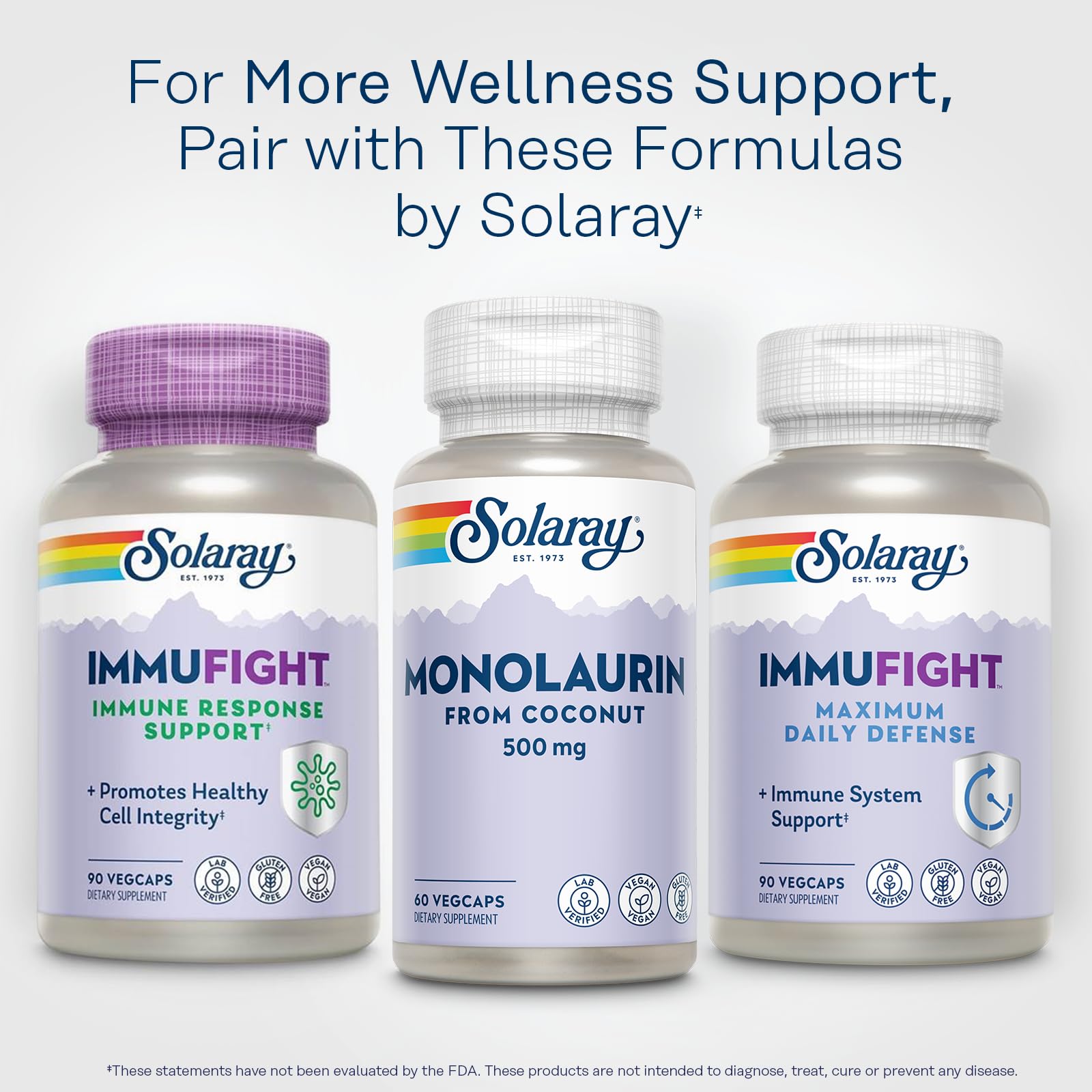 SOLARAY Monolaurin for healthy living
