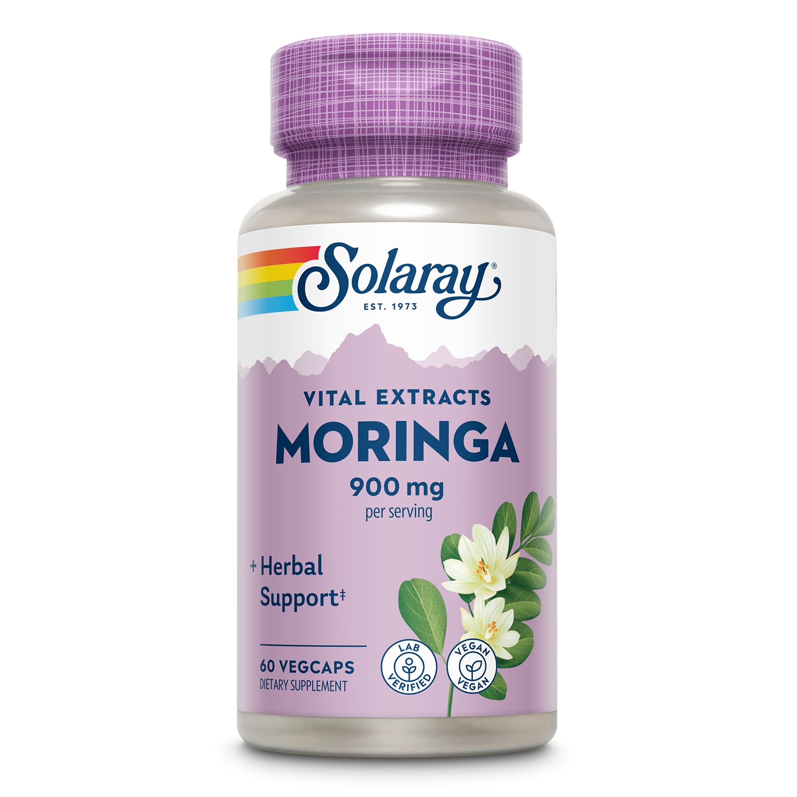 Solaray moringa capsules for energy