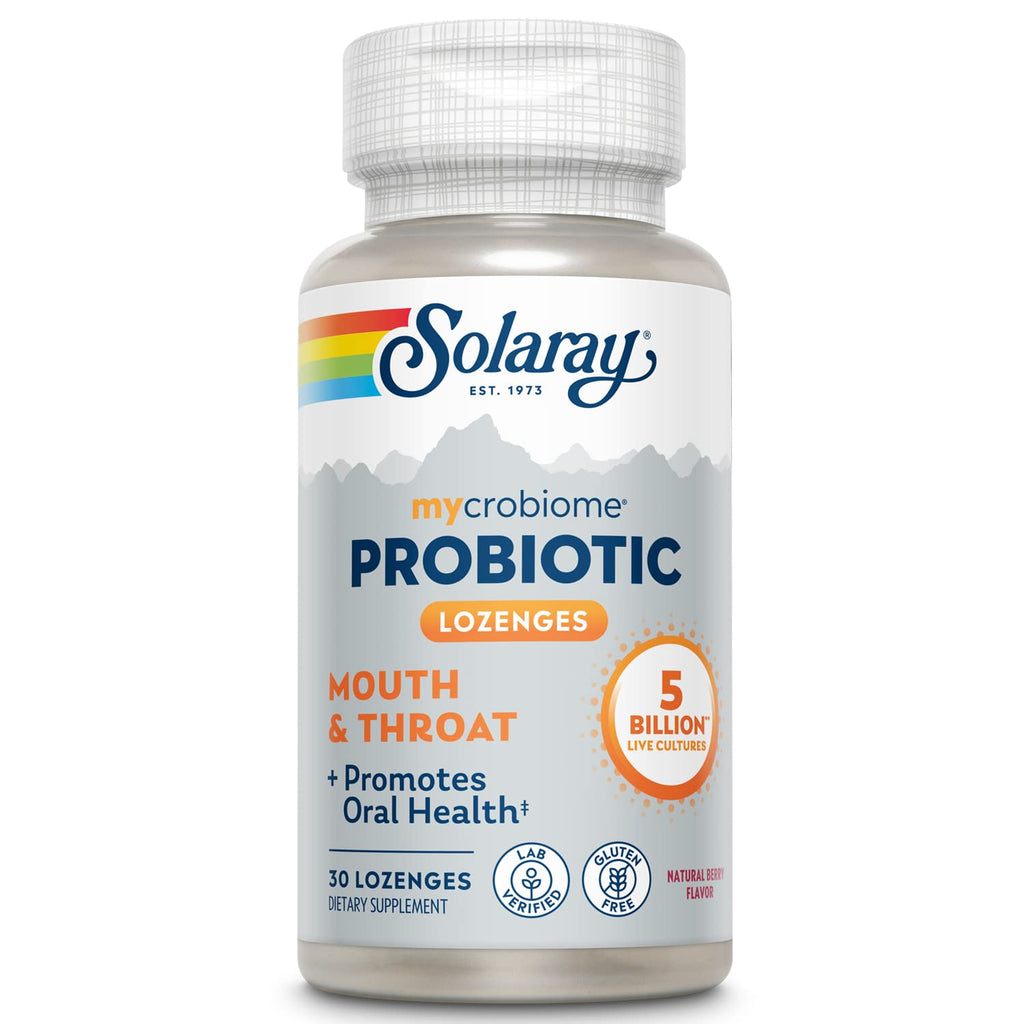 Solaray Mycrobiome throat lozenges