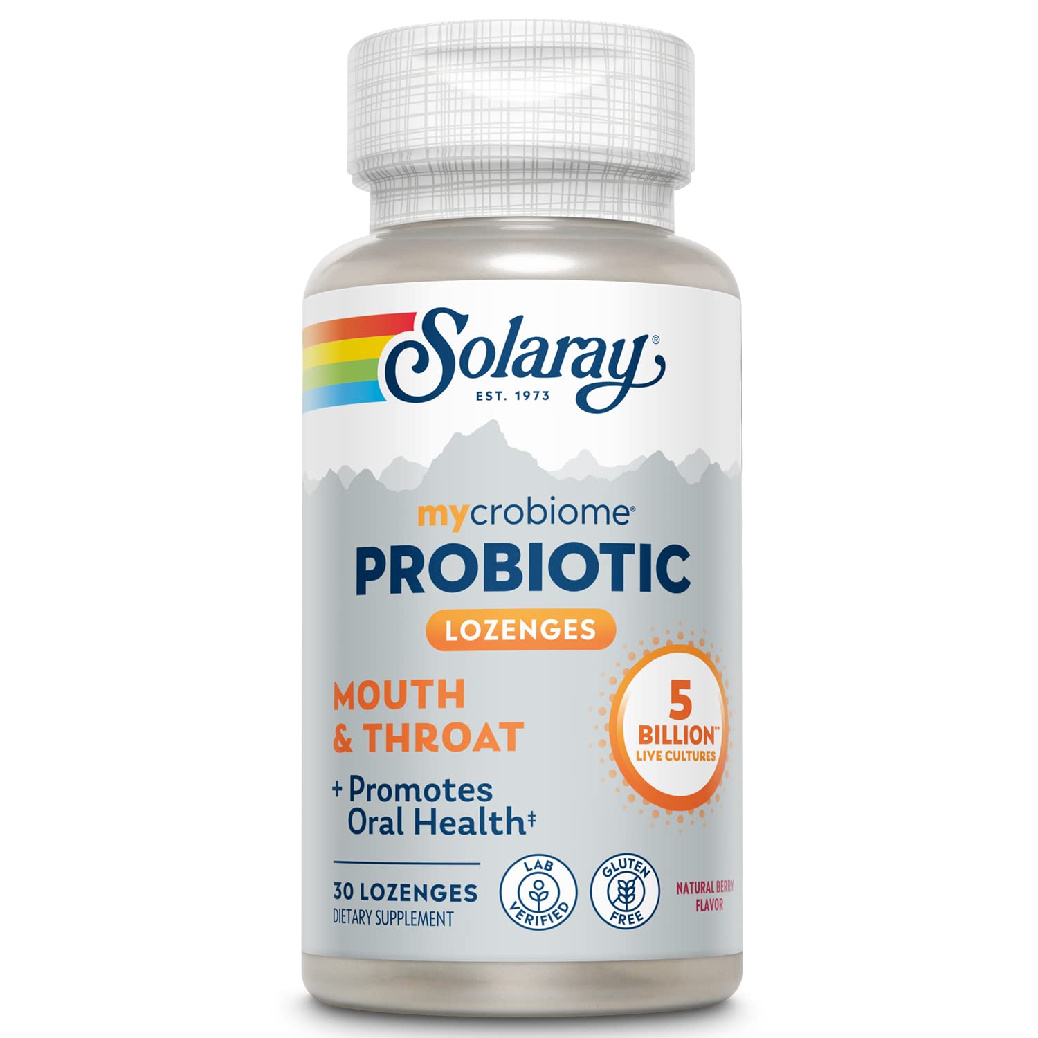 Solaray Mycrobiome throat lozenges