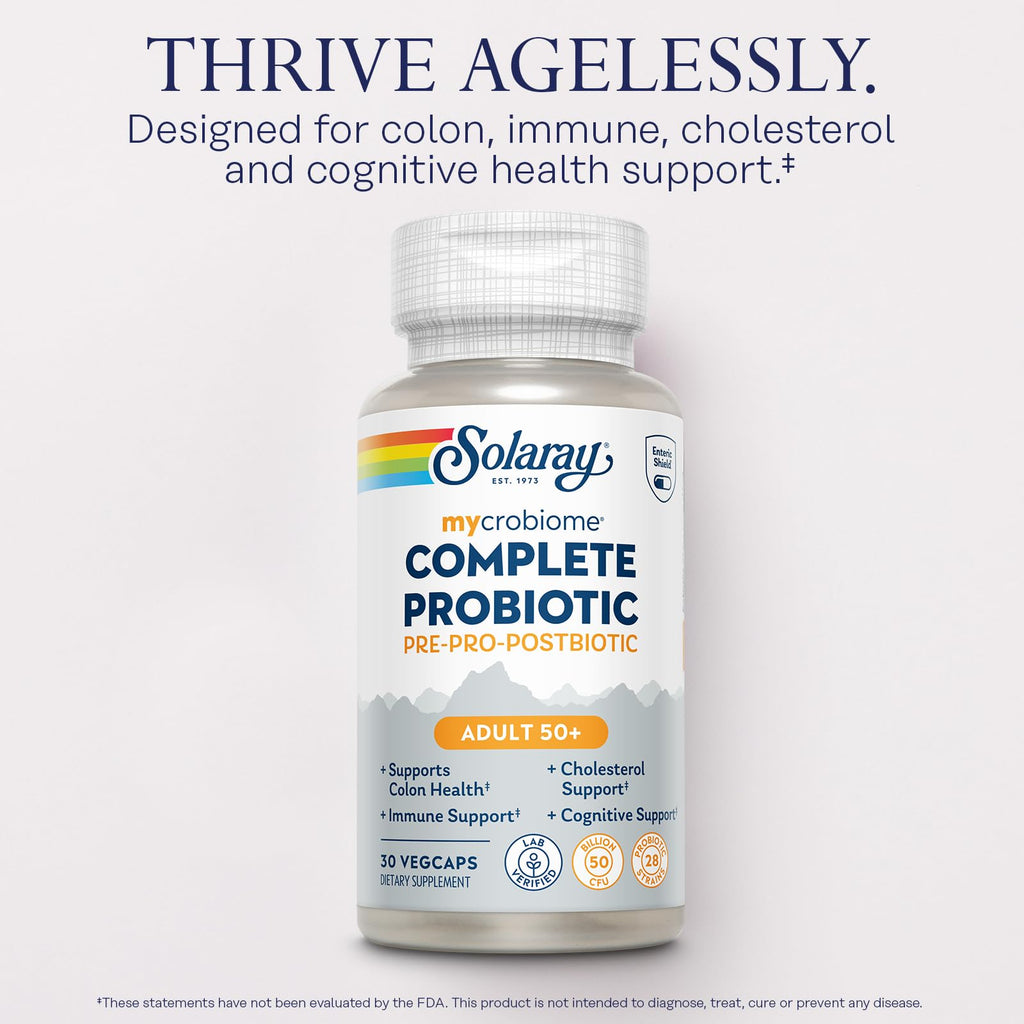 SOLARAY Mycrobiome VegCaps for gut health