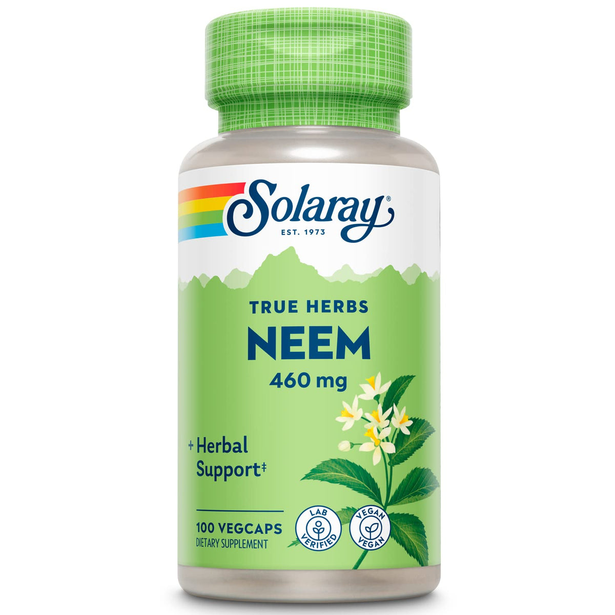 Solaray Neem Leaf 460 mg capsules
