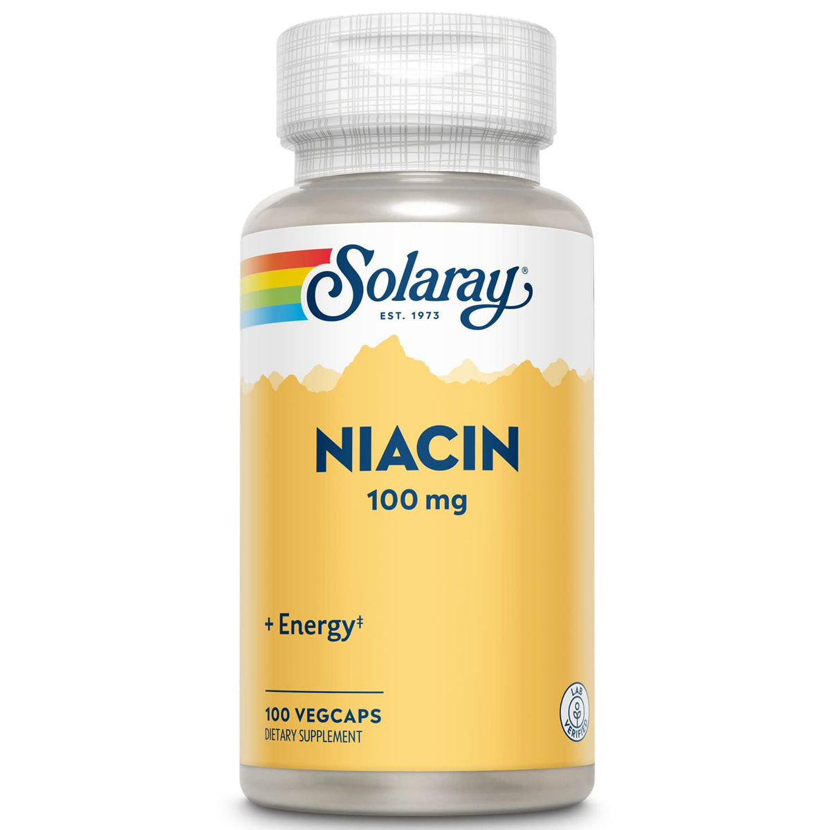Solaray Niacin 100 mg capsules