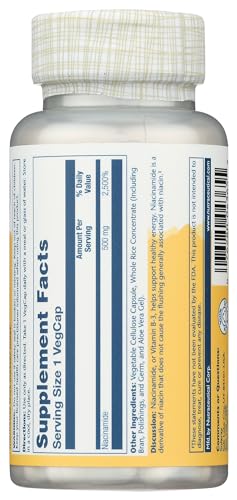 Solaray Niacinamide immune support