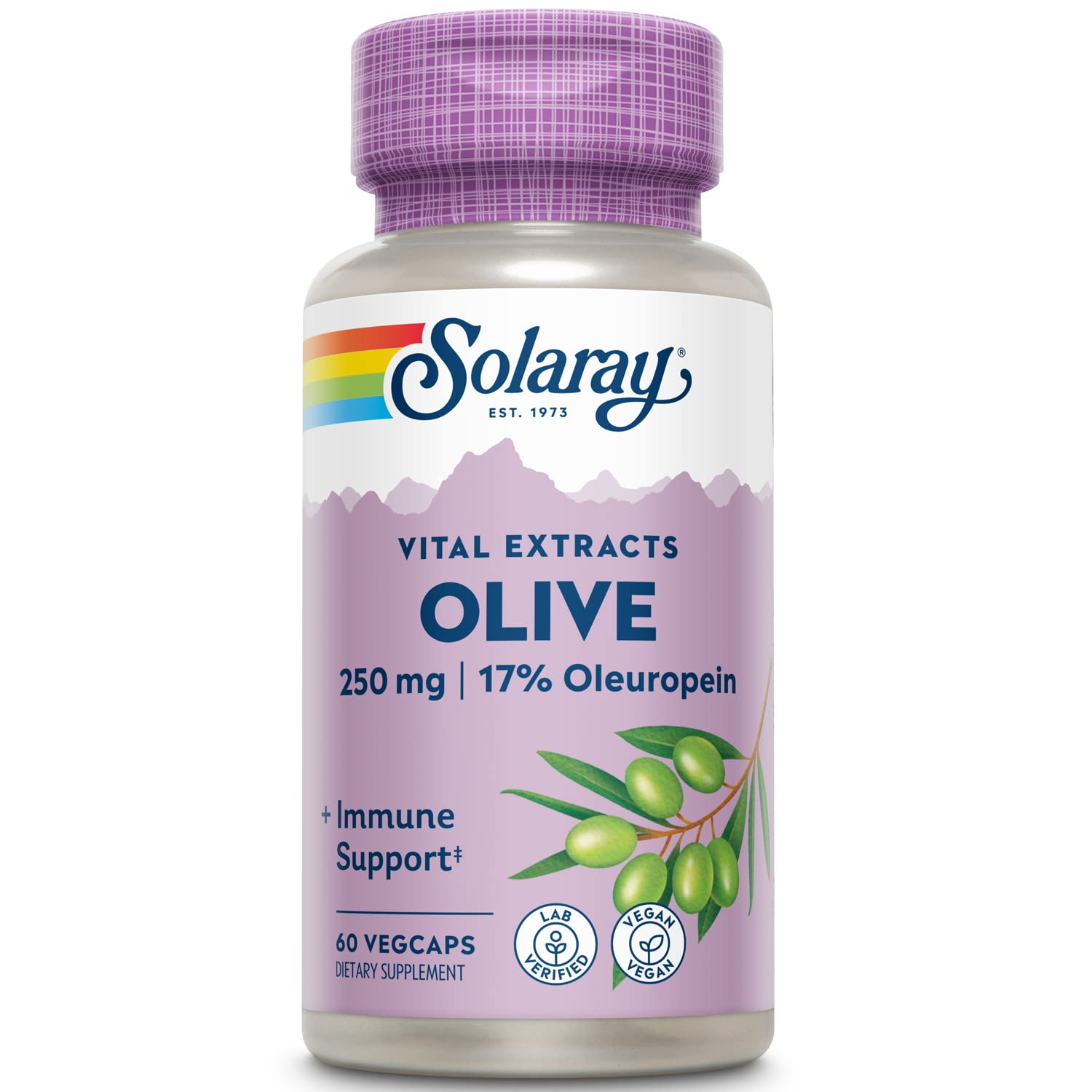 Solaray olive leaf extract capsules