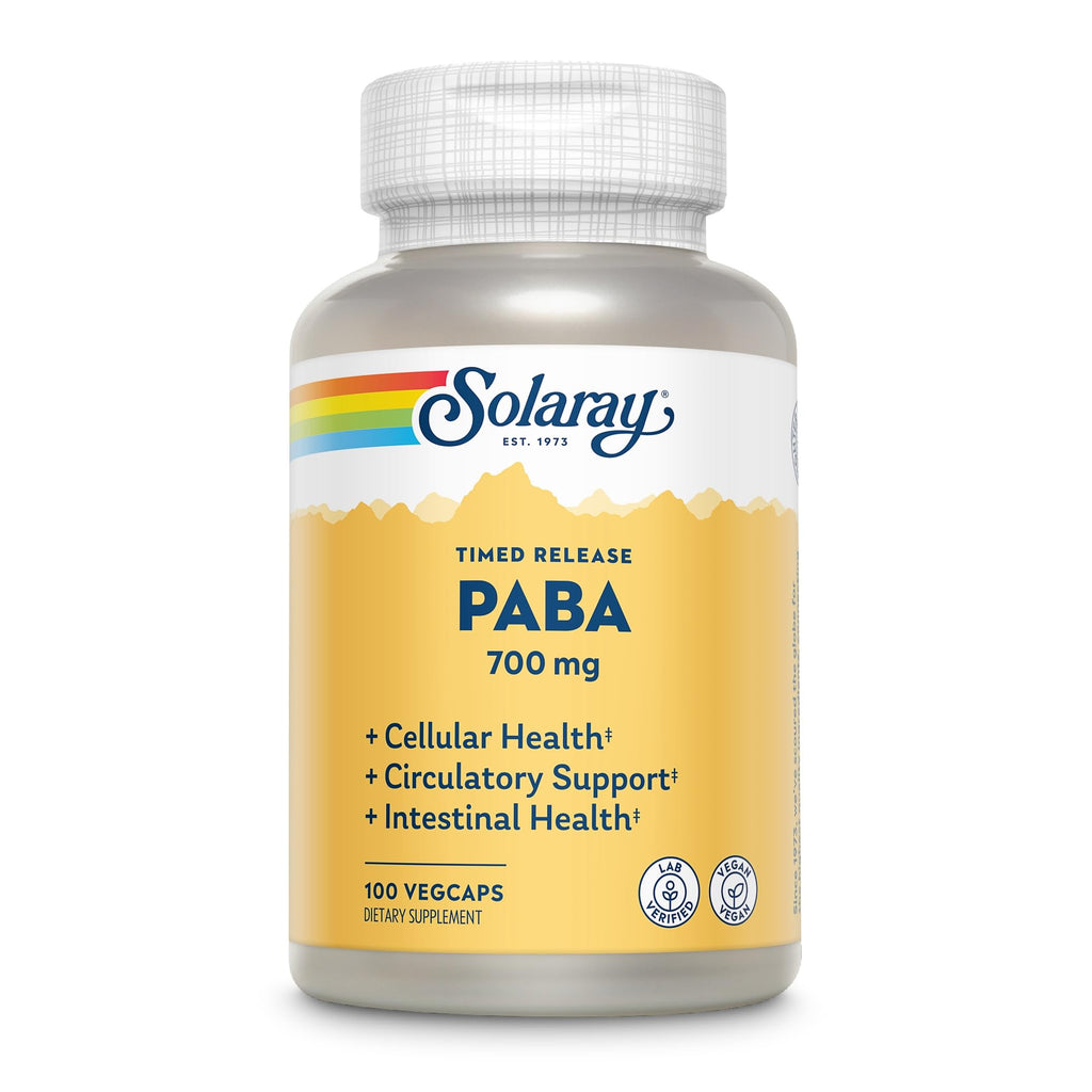 SOLARAY PABA TSTR vitamin capsules