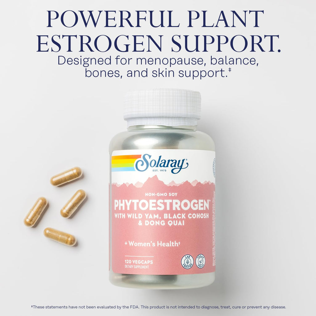 Solaray PhytoEstrogen capsules for hormonal balance