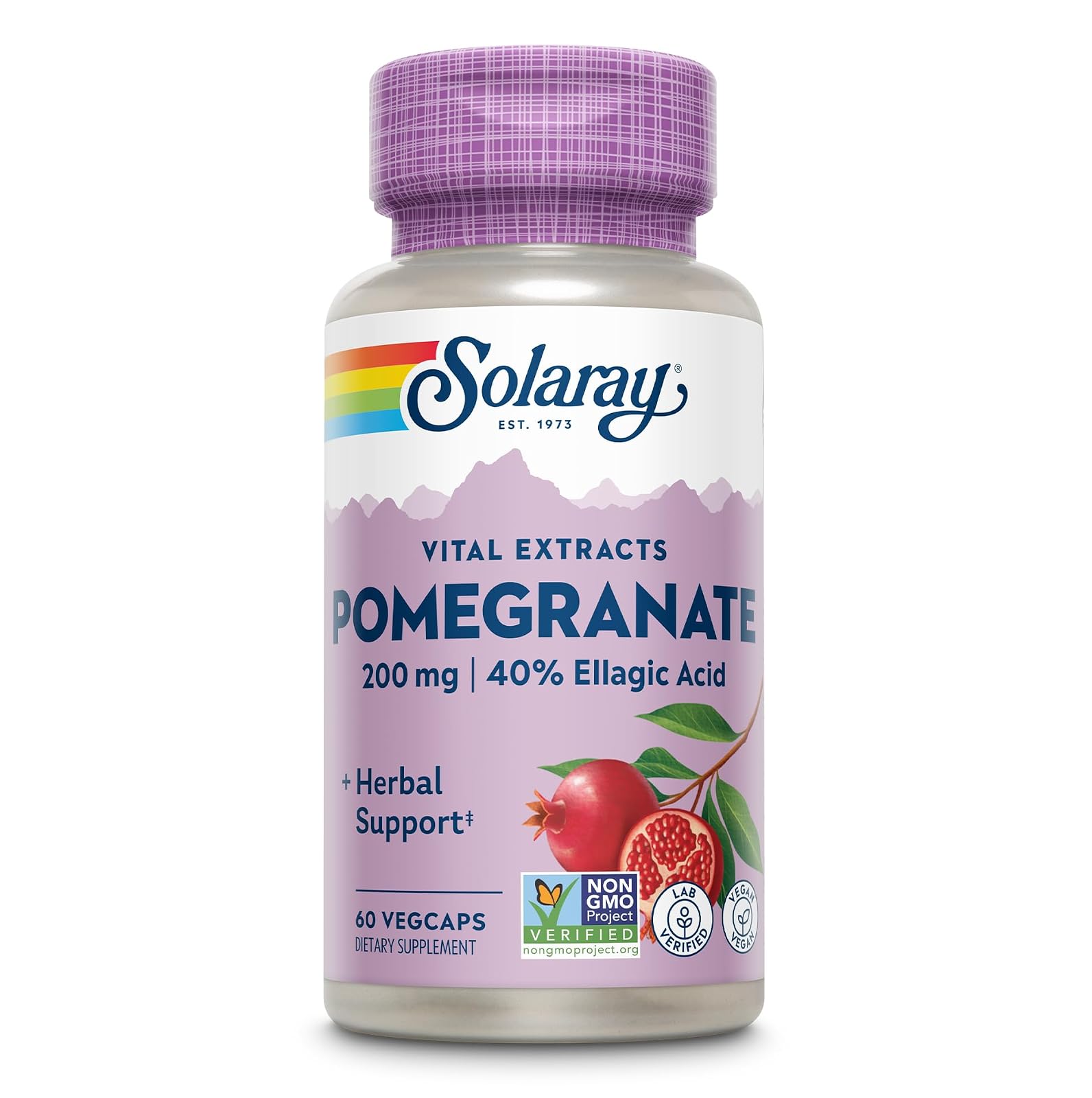 Solaray pomegranate extract multivitamins