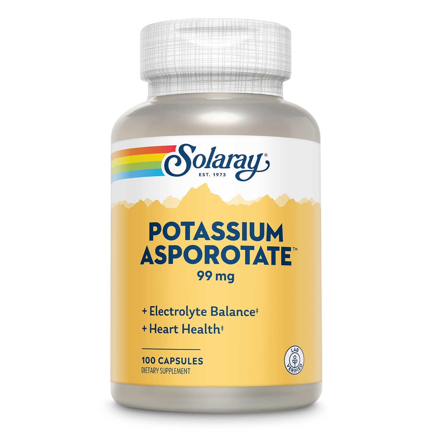 Solaray potassium capsules for heart health