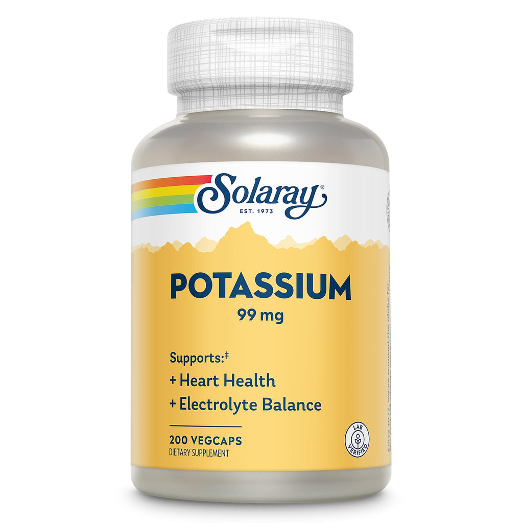 Solaray potassium supplement for health