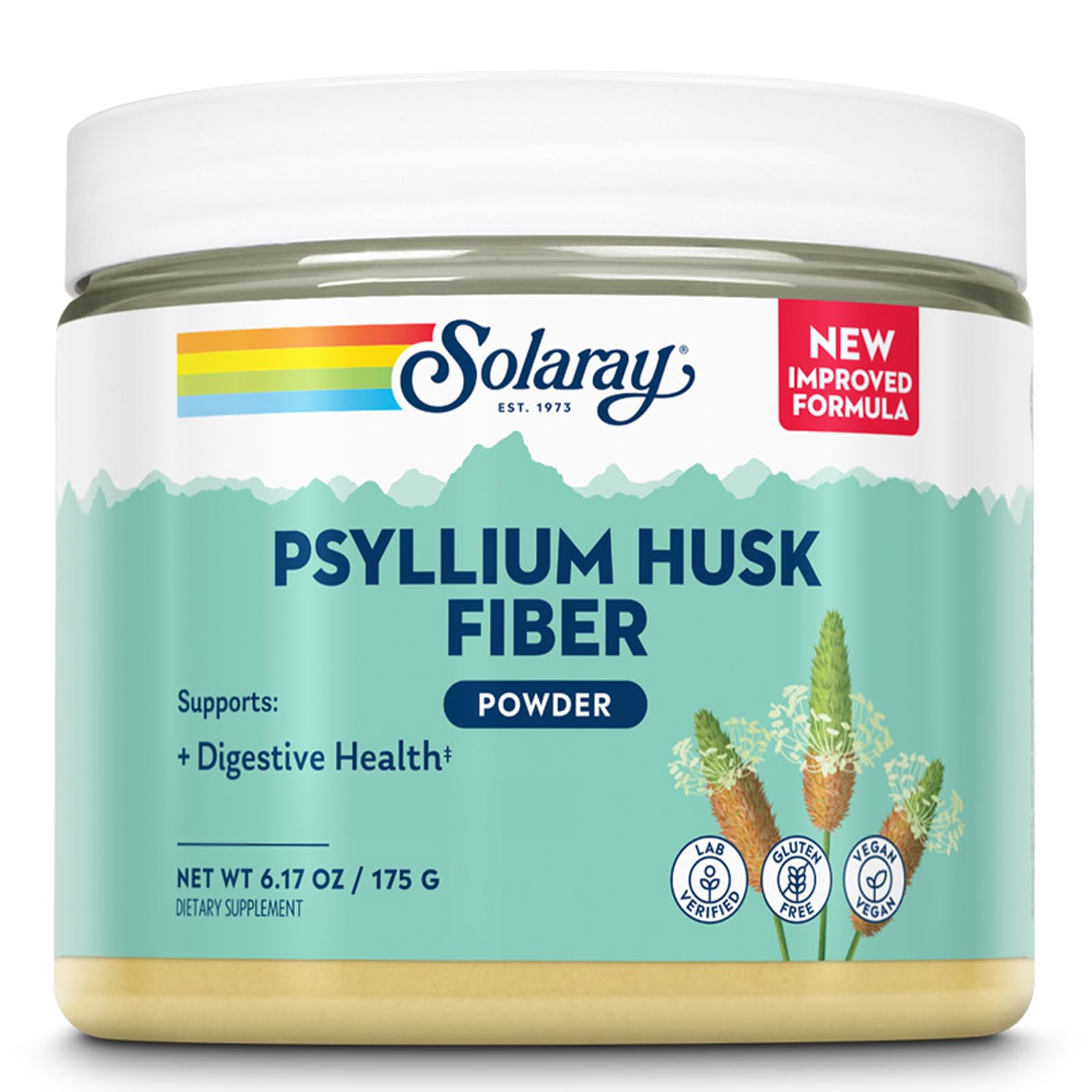 SOLARAY psyllium husk digestive support